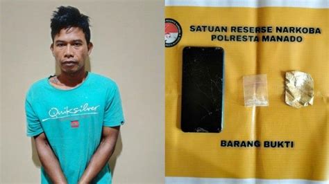 Satresnarkoba Polresta Manado Sulawesi Utara Ringkus Pengedar Sabu