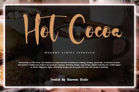 Hot Cocoa Font Fonts U