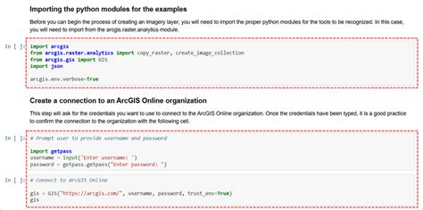 Python Notebook Samples Documentation Esri Developer