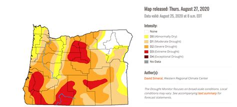 Oregon Climate Map