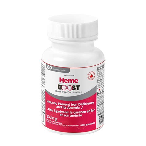 Hemeboost 116mg 232mg Heme Iron Betteryou Health And Beauty Store