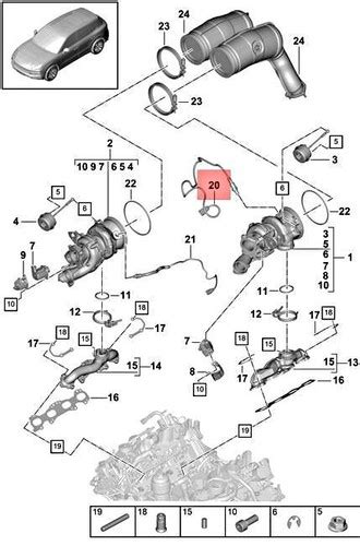 Genuine Porsche Cayenne 9ya Lambda Probe Cylinder 5 8 Pab906265n Ebay