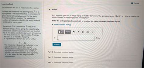 Solved Review Learning Goal To Understand The Use Of Chegg