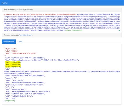 Converting Timestamp Claim To Readable Timestamp In Jwt Tokens Ruian