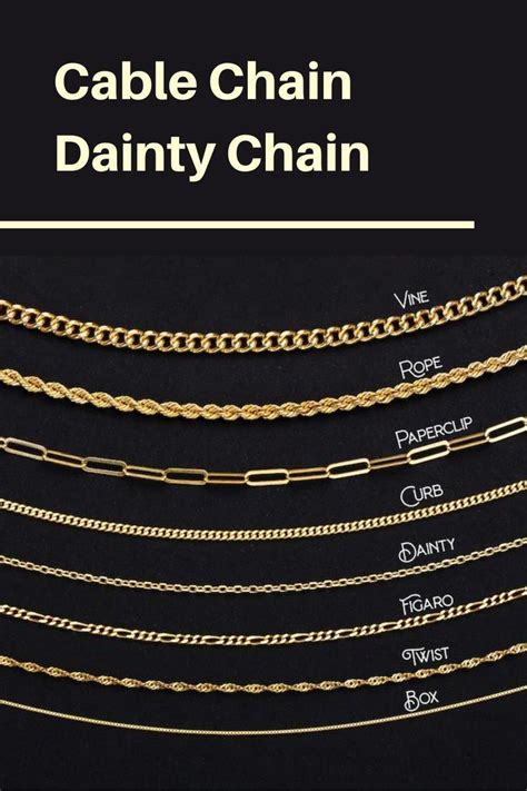 Sterling Silver Chain Gold Link Chain Paperclip Twist Curb Rope