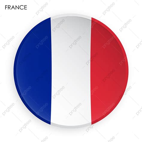 France Flag Clipart Vector France Flag Icon In Modern Neomorphism