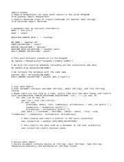 Setup Py Import Random Imports MongoClient For Base Level Access To