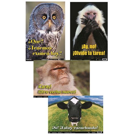 Poster Pals Spanish Educational And Language Teaching Fun Photo Posters