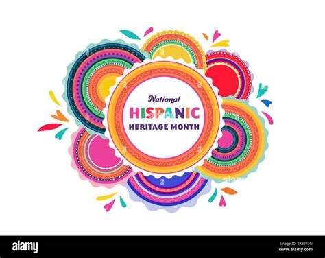 National Hispanic Heritage Month Celebration Background Banner And