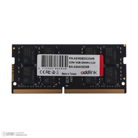 قیمت و خرید رم لپ تاپ Ddr4 تک کاناله 3200 مگاهرتز ادلینک مدل Spider N4
