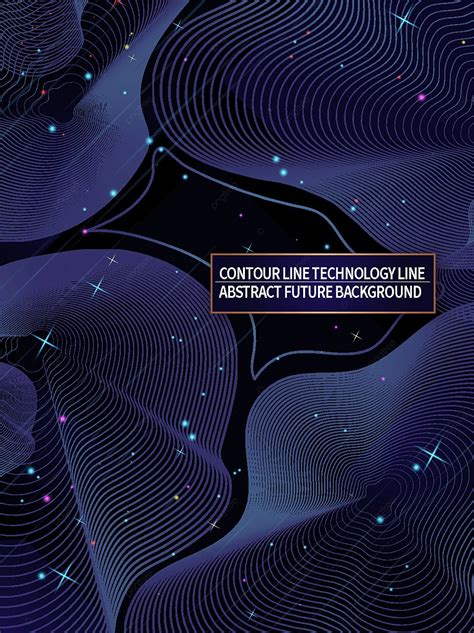 Contour Technology Line Abstract Future Background Wallpaper Image For
