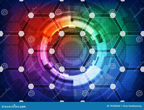 Vector Background Abstract Technology Concept Illustration Stock Vector Illustration Of