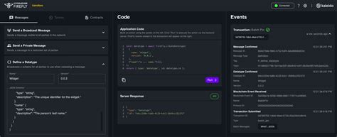 Broadcast Data Hyperledger Firefly Docs