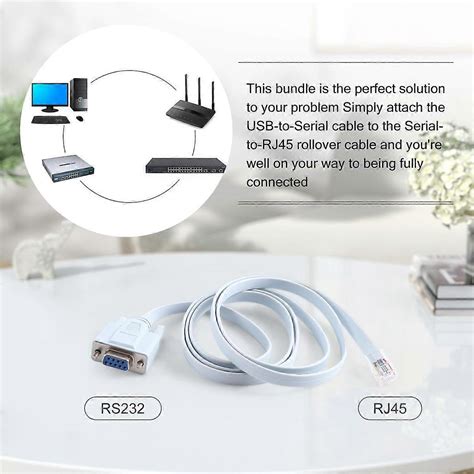 Rj45 Network Cable Serial Cable Rj45 To Db9 And Rs232 To Usb 2 In 1 Cat5 Ethernet Adapter Lan
