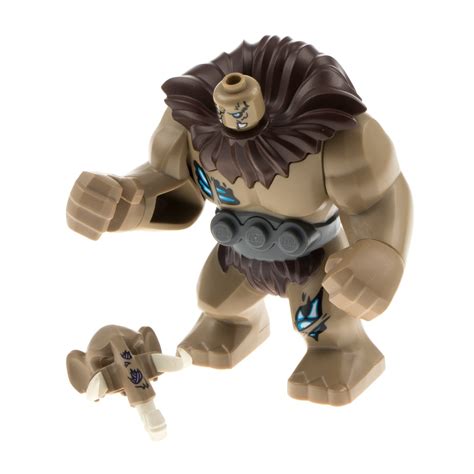 1x Lego Figur Legends of Chima Mungus beige Kopf Maske loc083