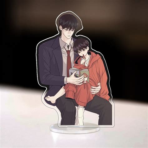 Móc khóa mô hình standee Tranh kính Sự cứu rỗi của thứ 2 Manhwa BL Monday s Savior Gu Yoon Won
