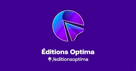 Éditions Optima Instagram Facebook Linktree
