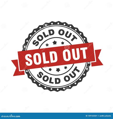 Vector Of Sold Out For Label Marker Tag Stamp Sticker On E Commerce