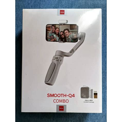 【全新台灣現貨】【zhiyun】智雲 Smooth Q4 Combo 三軸手機穩定器 套裝版 Vlog摄影神器 蝦皮購物