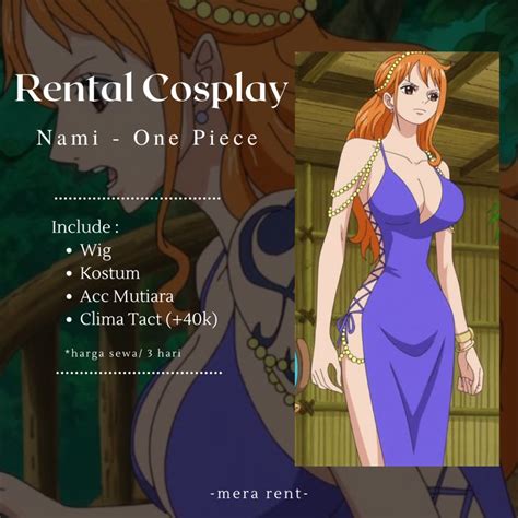 Jual Rental Cosplay Nami One Piece Arc Zou Shopee Indonesia