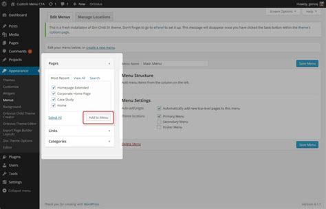 Transform A Divi Menu Item Into A Cta Button