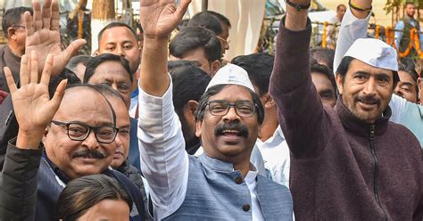Security Bolstered Prohibitory Orders Clamped In Ranchi Ahead Of Soren