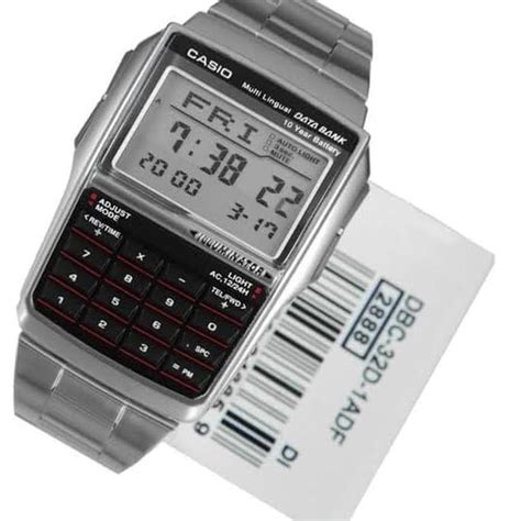 Jual CASIO DATABANK DBC 32D 1A JAM TANGAN CALCULATOR PRIA ORIGINAL