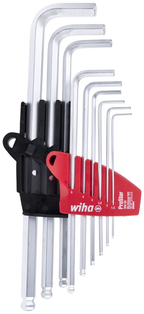 Wiha Tools Wiha Tools Piece Hex Key Set L Shape Mm Ball End Rs