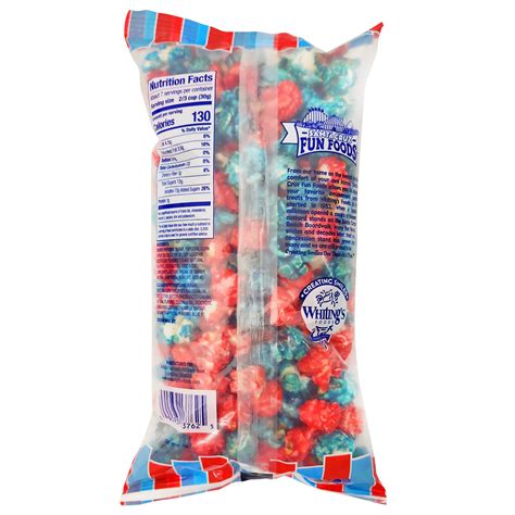 Icee Cherry And Blue Raspberry Popcorn Prepackaged Gourmet Popcorn