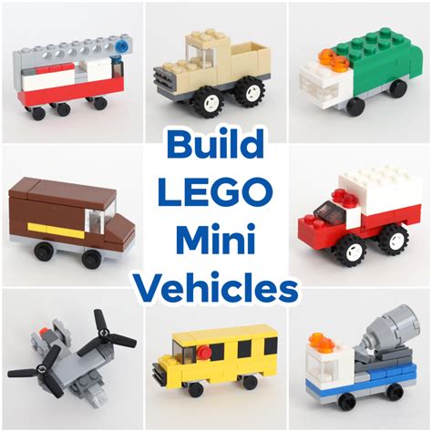 How To Build Cool Lego Mini Vehicles Artofit