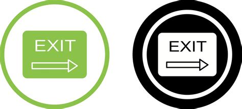 Unique Exit Icon Design 44724968 Vector Art At Vecteezy