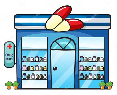 A Drug Store — Stock Vector © Interactimages 16762321