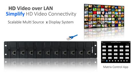 Octava Hd Video Over Ip Extender Distribute P Video Over Ethernet