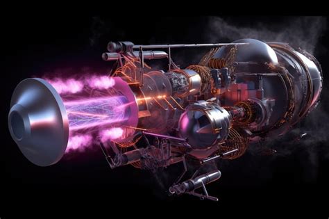 Premium Ai Image Conceptual Antimatter Propulsion Engine Design Created With Generative Ai