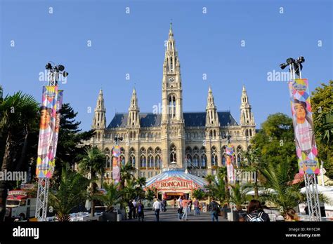 Wiener Rathaus Vienna Old Town Hall History Historic Architecture