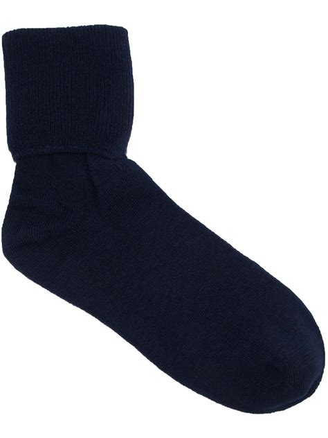 Jefferies Socks Size One Size Womens Organic Cotton Turn Cuff Socks