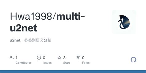 Github Hwa1998multi U2net U2net，多类别语义分割