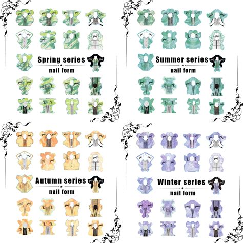 Gelsky Nail Form Alluminio Nail Form Extension 500pcs Aluminium Paper