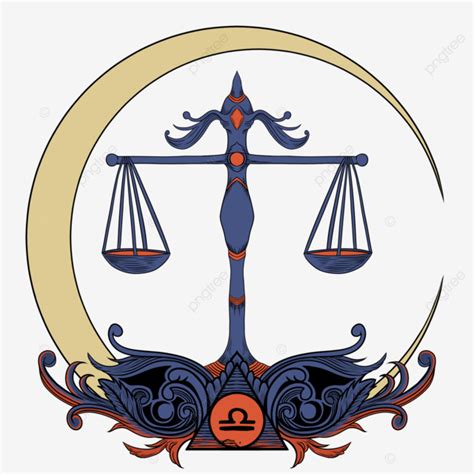 Libra Zodiac Hand Drawn Illustration Libra Zodiac Horoscope Png