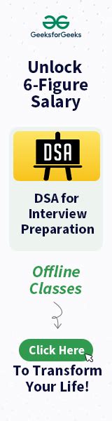 Dsa For Interview Preparation 01 Geeksforgeeks