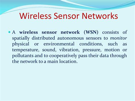 ppt fault tolerance in zigbee wireless sensor networks powerpoint