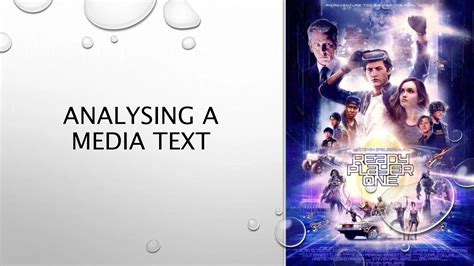 Analysing Media Texts Pptx