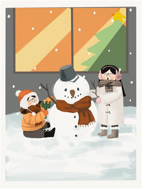 눈사람 만들기 On Behance