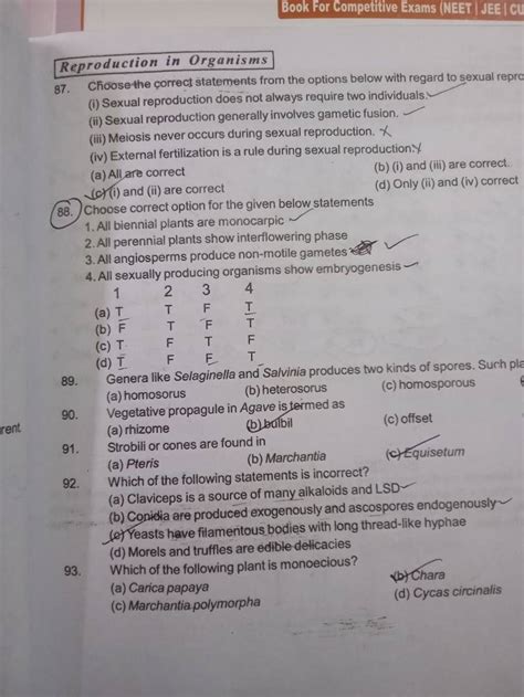 Choose Correct Option For The Given Below Statements 1 All Biennial Plan