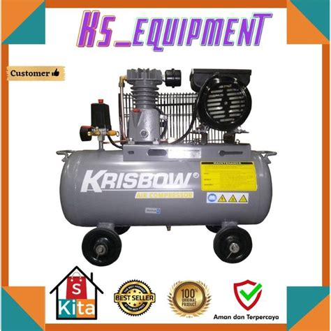 Jual Kompresor Angin Krisbow 3 4hp 8bar 30ltr Kompresor Udara Shopee