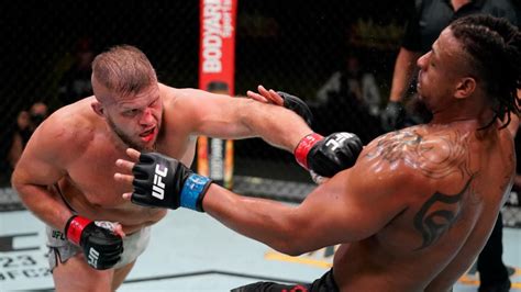 UFC Fight Night Results Highlights Marcin Tybura Finishes Greg Hardy With Second Round TKO