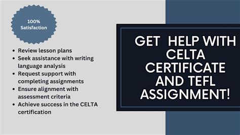 craft impactful celta assignments and detailed lesson plans for you by