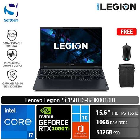 Promo Lenovo Legion Ith Id Laptop Gaming Core I H Gb Gb Ssd Rtx Ti Gb