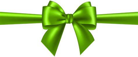 Light Green Bow Clipart