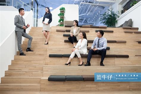 商务人士开会 蓝牛仔影像 中国原创广告影像素材